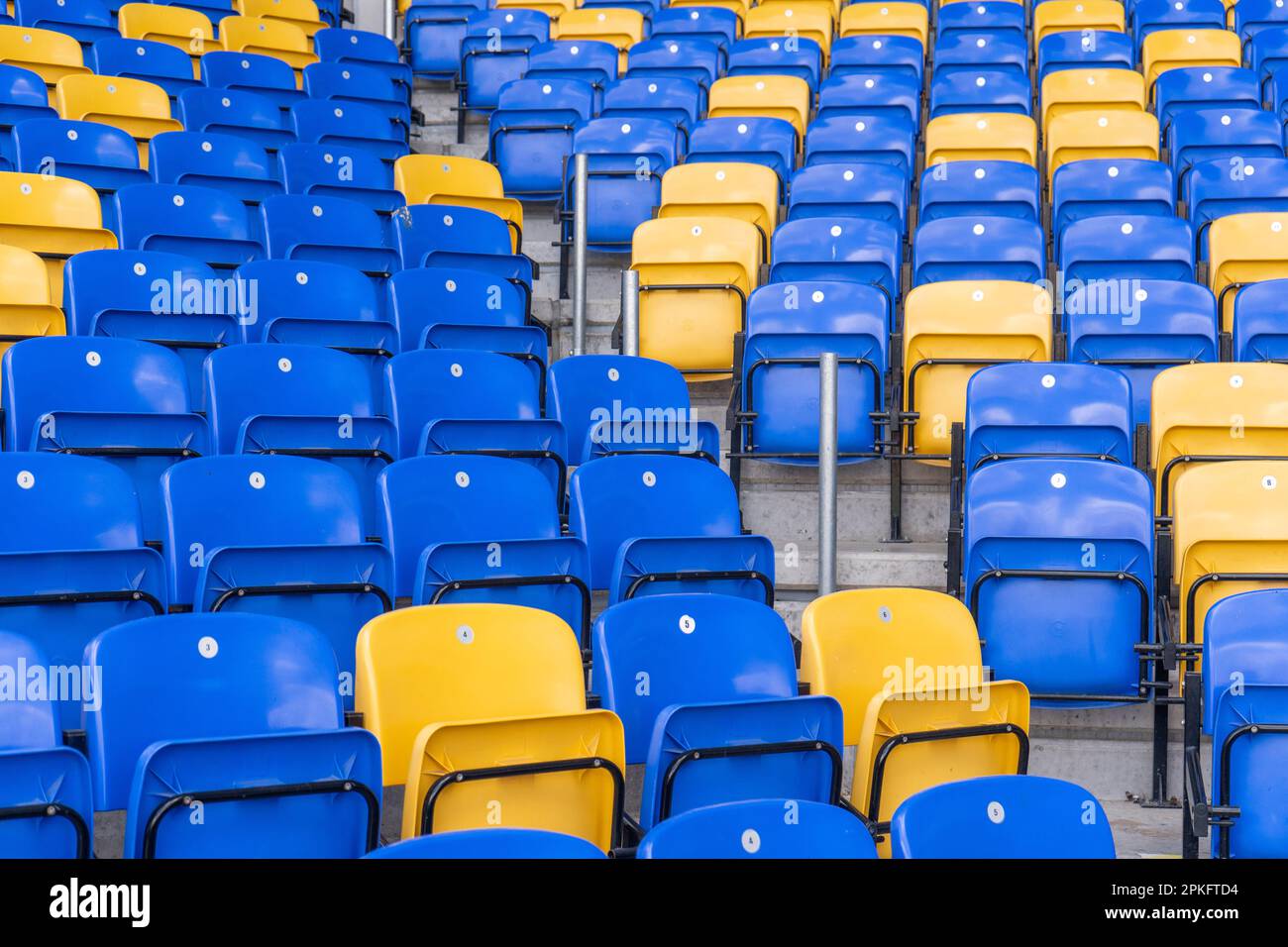 Empty stadium seats Stock Photo - Alamy