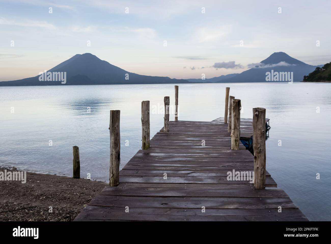 Breathtaking Landscape of Lake Atitlán in the Guatemalan Highlands ...