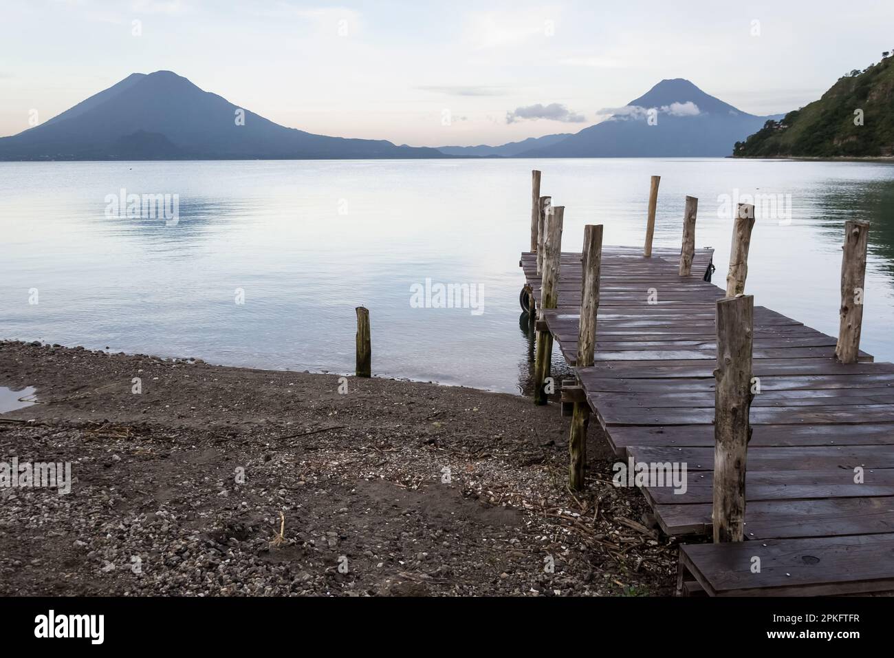 Breathtaking Landscape of Lake Atitlán in the Guatemalan Highlands ...