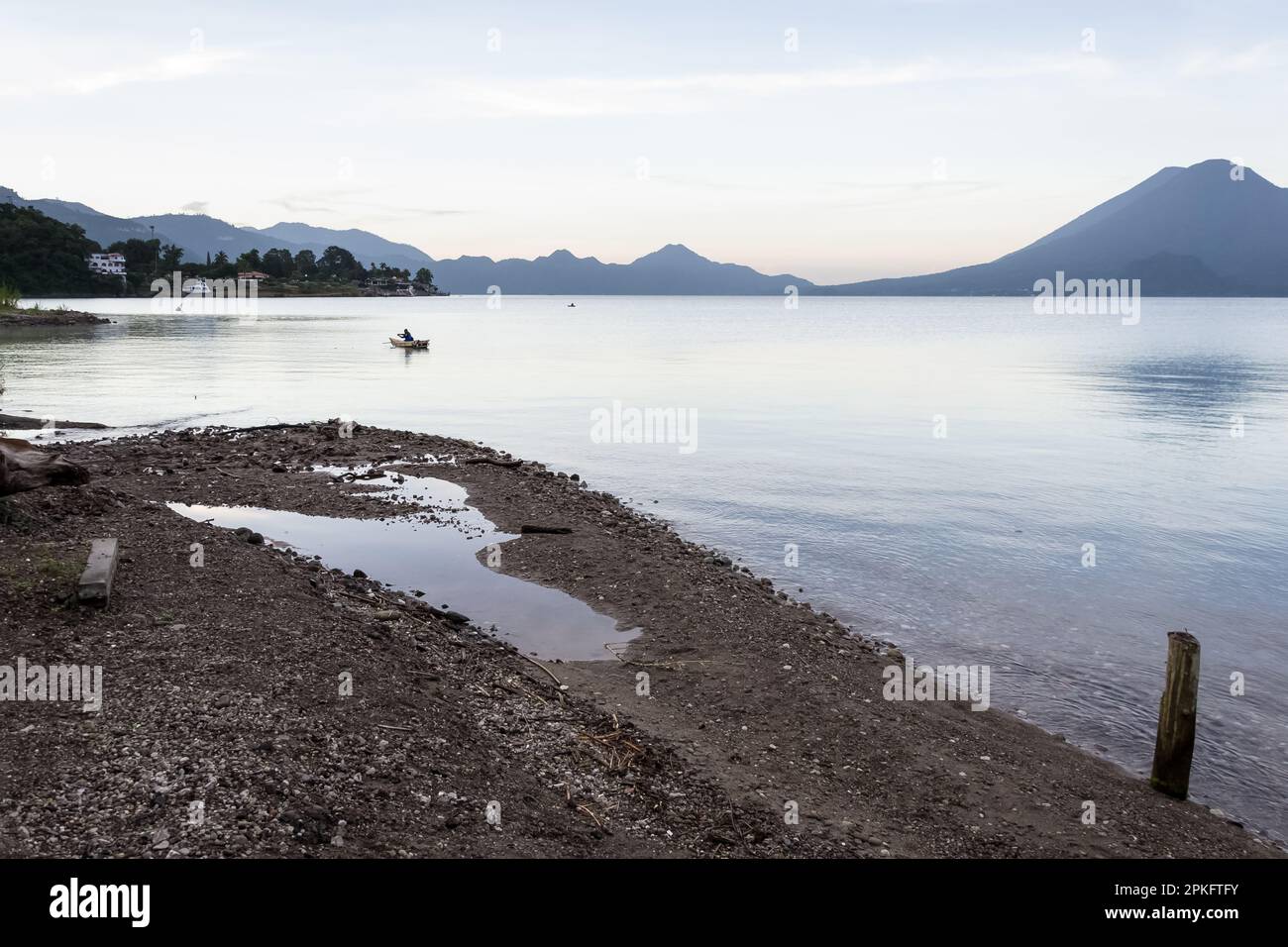 Breathtaking Landscape of Lake Atitlán in the Guatemalan Highlands ...