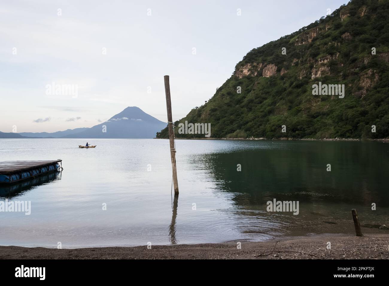 Breathtaking Landscape of Lake Atitlán in the Guatemalan Highlands ...