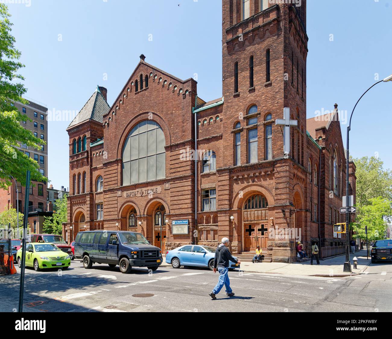 Baptist Temple, in Downtown Brooklyn/Boerum Hill, is constructed of ...