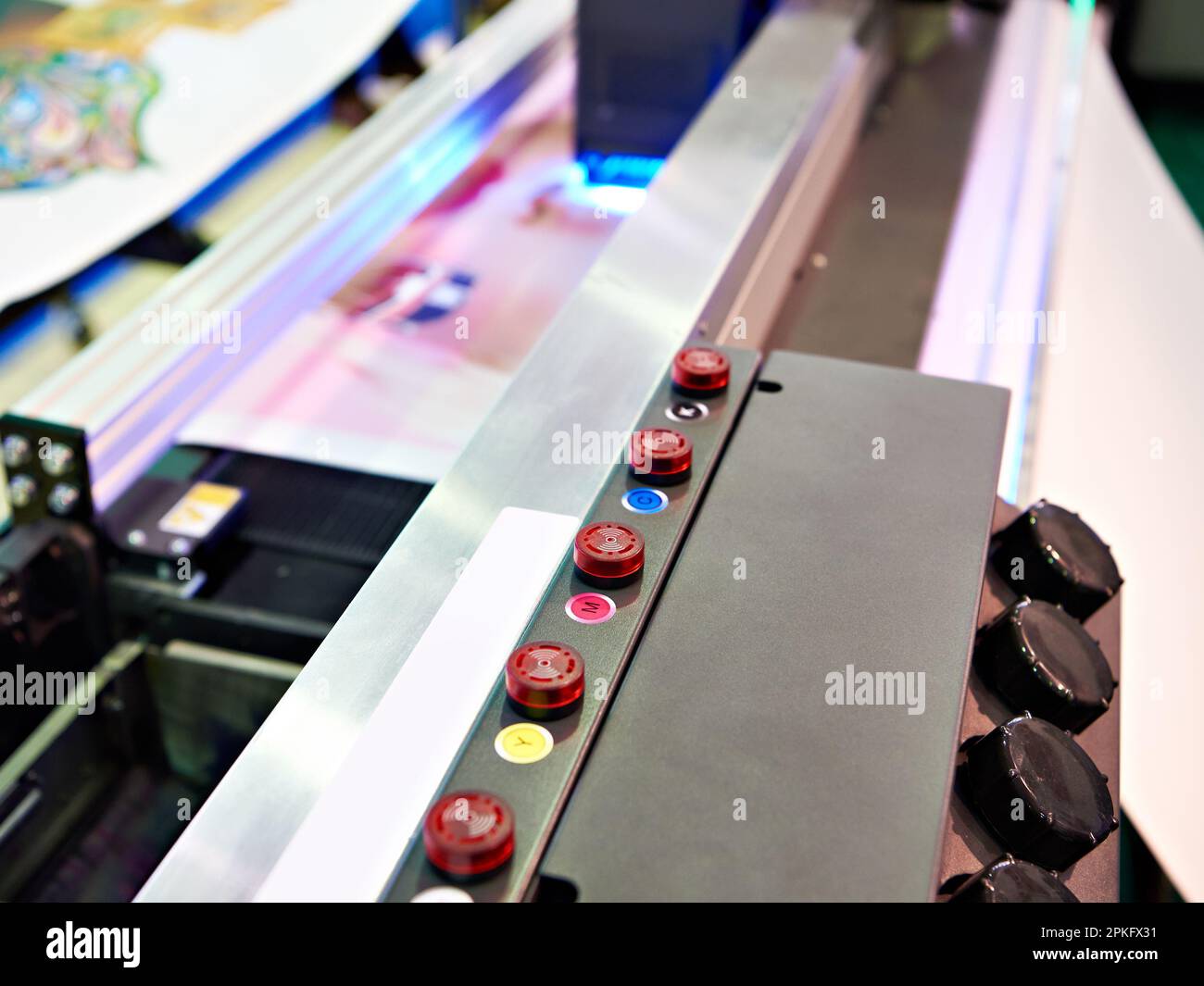 Wide color format industrial plotter Stock Photo - Alamy