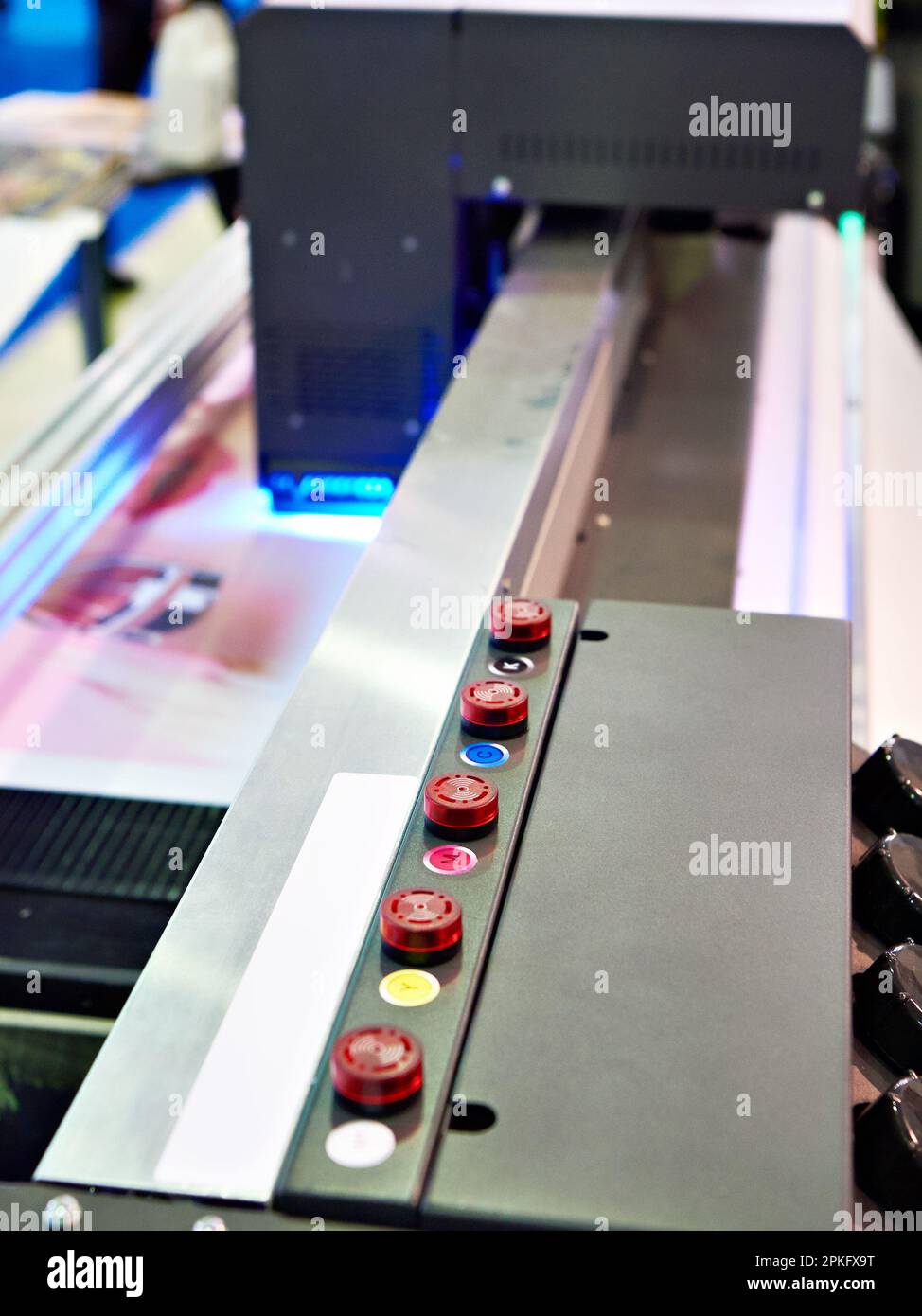 Wide color format industrial plotter Stock Photo - Alamy