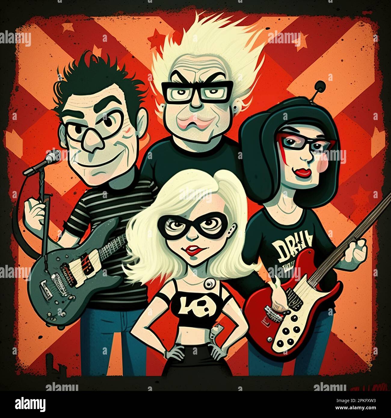 Rock band poster hi-res stock photography and images - Alamy