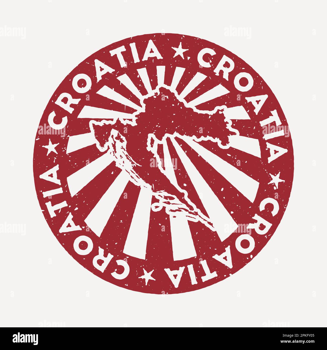 Croatian postage stamp Stock Vector Images - Alamy