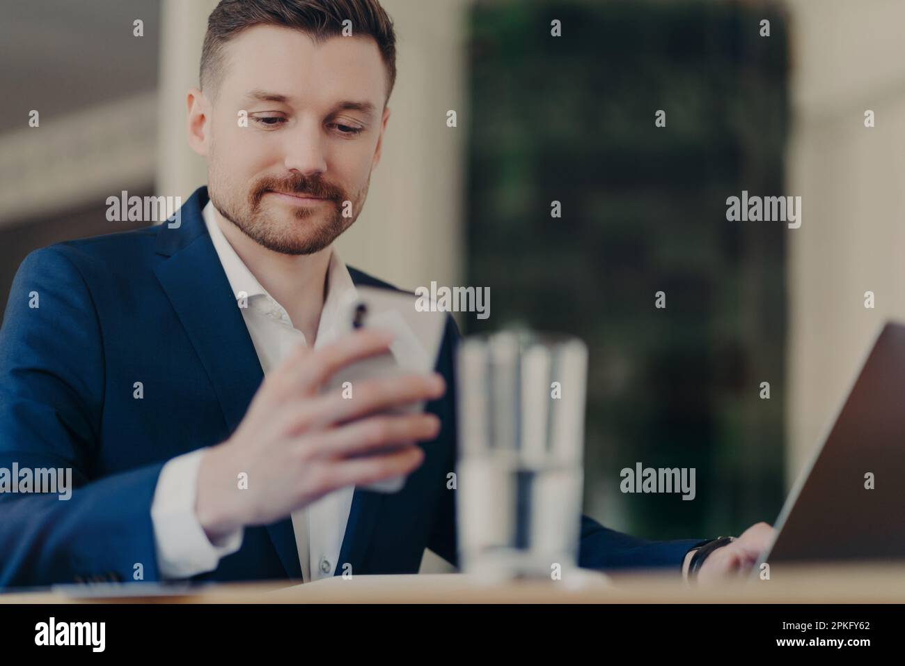 Cropped shot handsome businessman hi-res stock photography and images ...