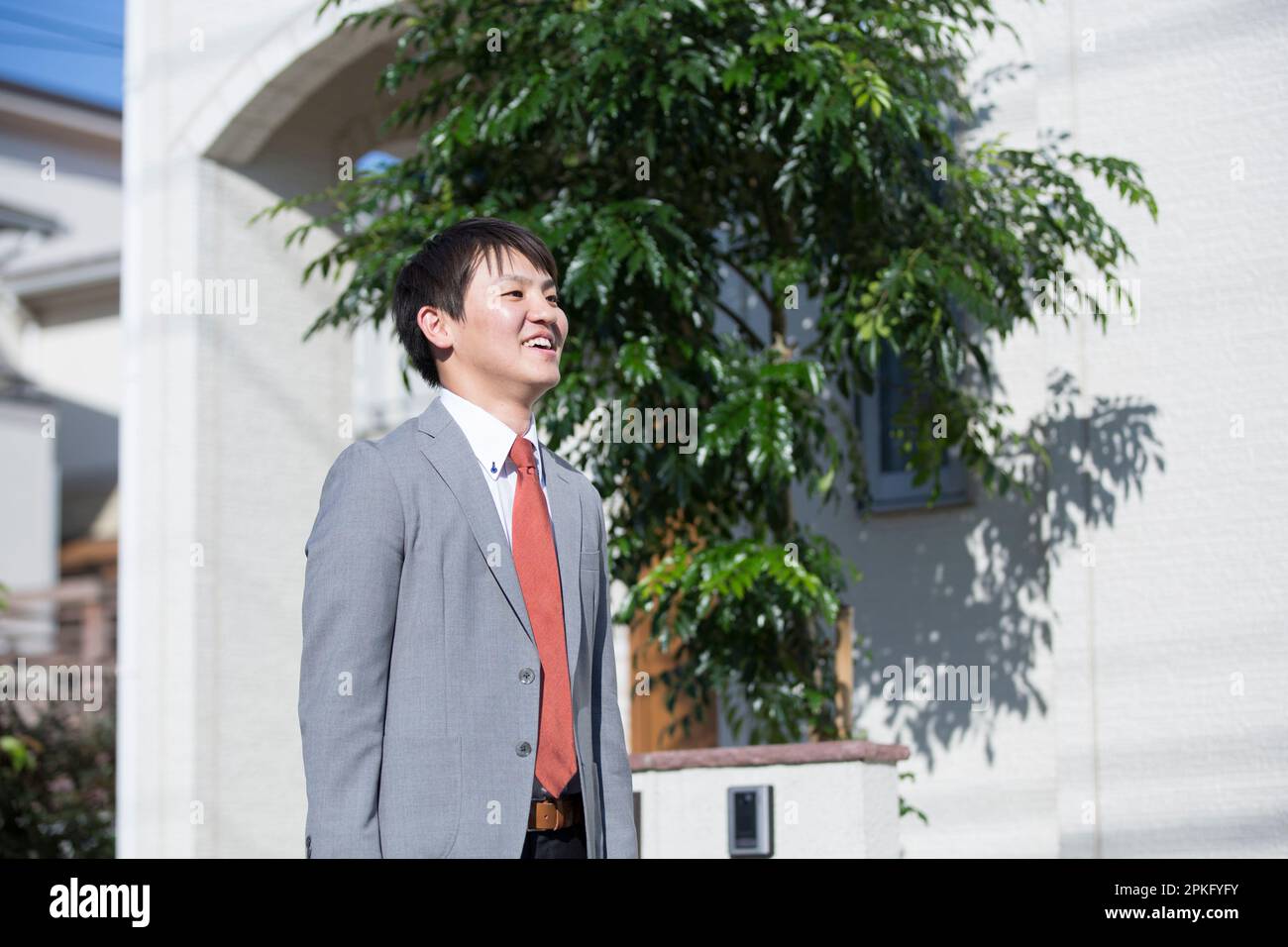 Man going to work Stock Photo - Alamy