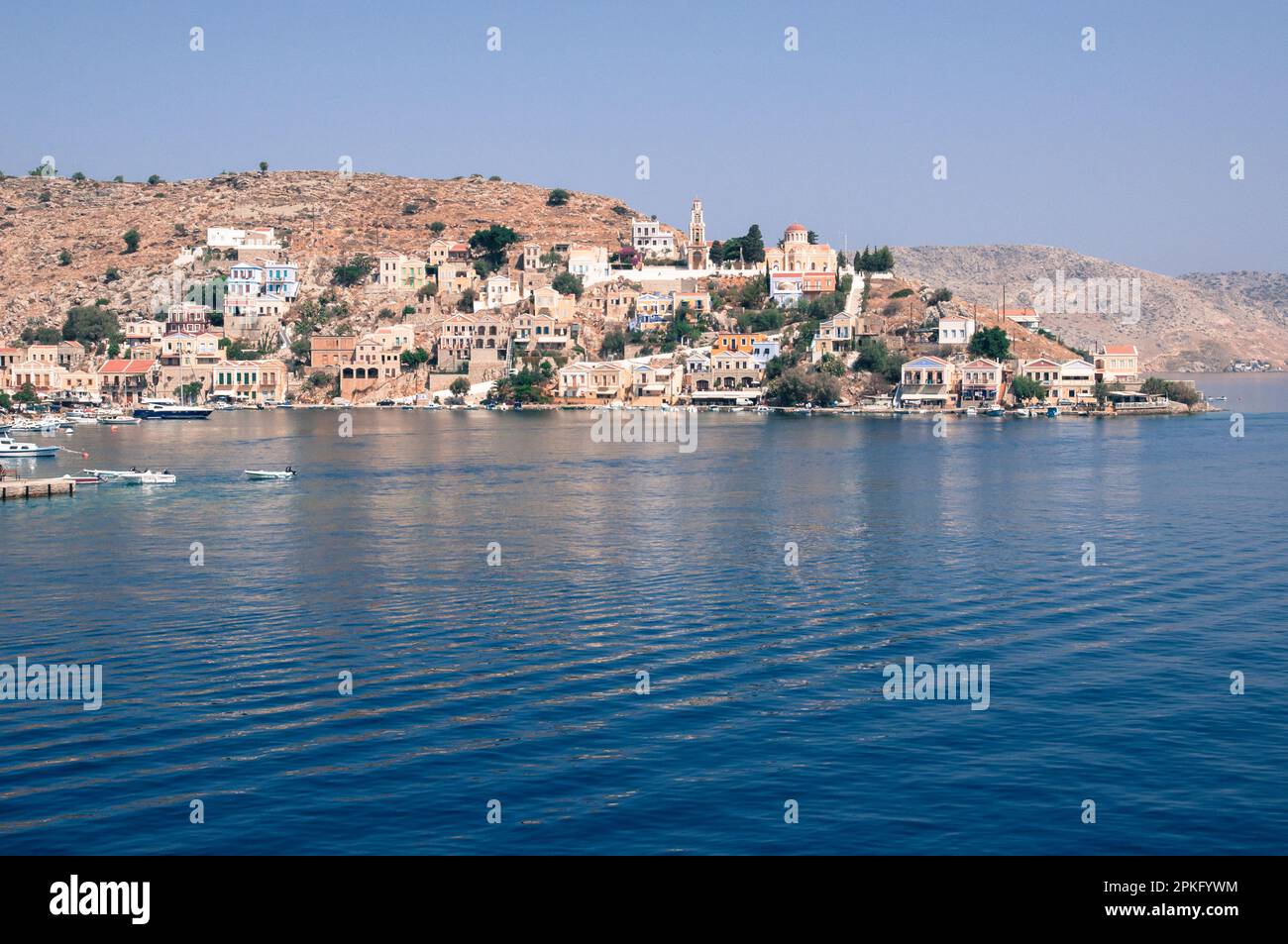 Greece, Simi Island, landscape of island in summer time. Credits ...