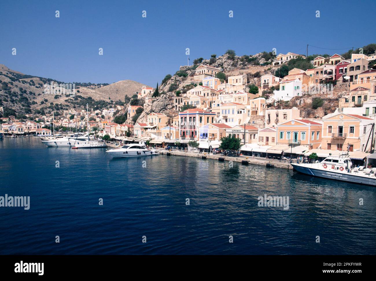 Greece, Simi Island, landscape of island in summer time. Credits ...