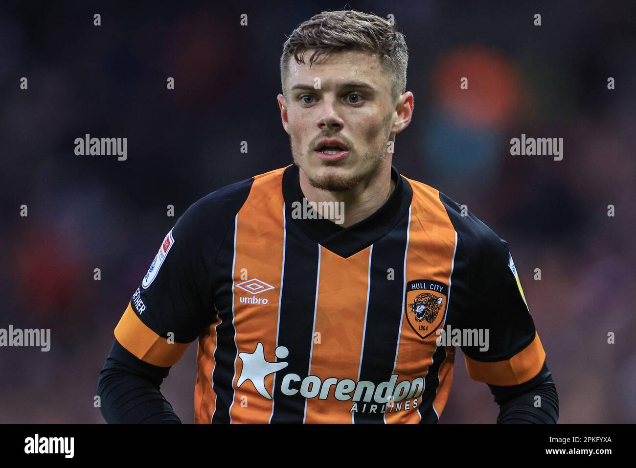 Regan Slater #27 of Hull City during the Sky Bet Championship match ...