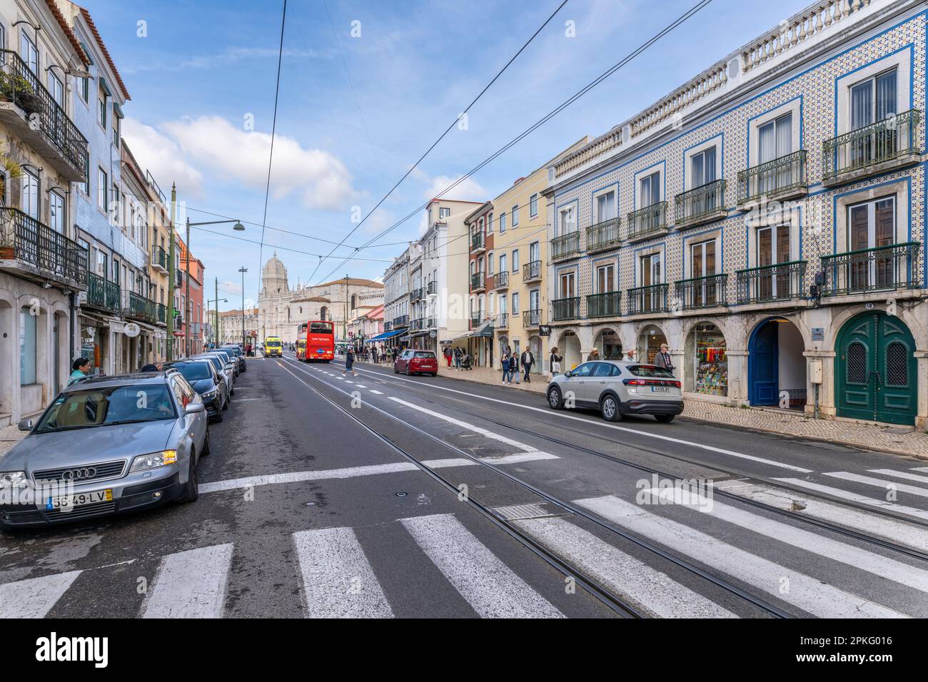 Street in Belem Stock Photo - Alamy