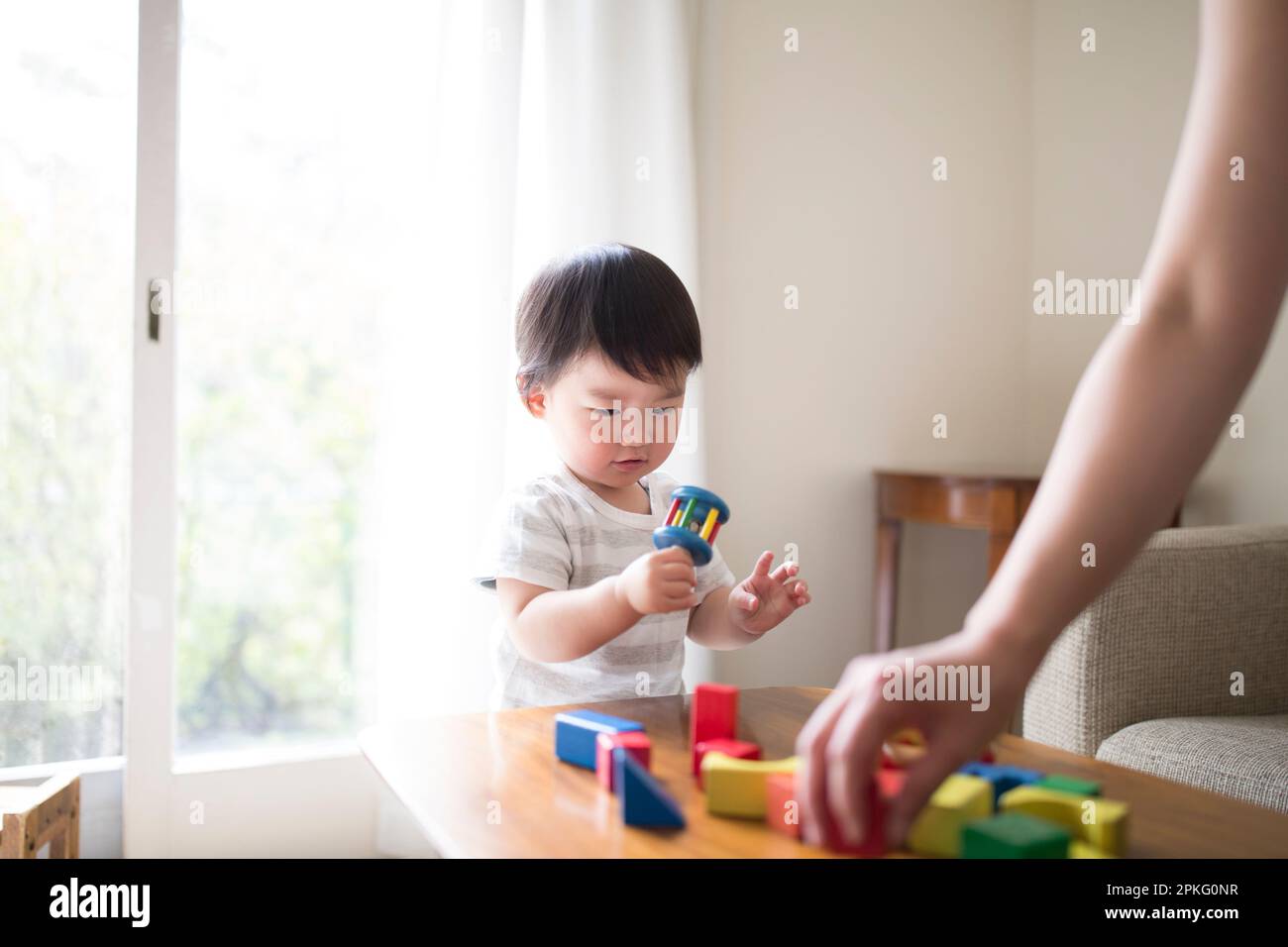 Children Putting Away Toys