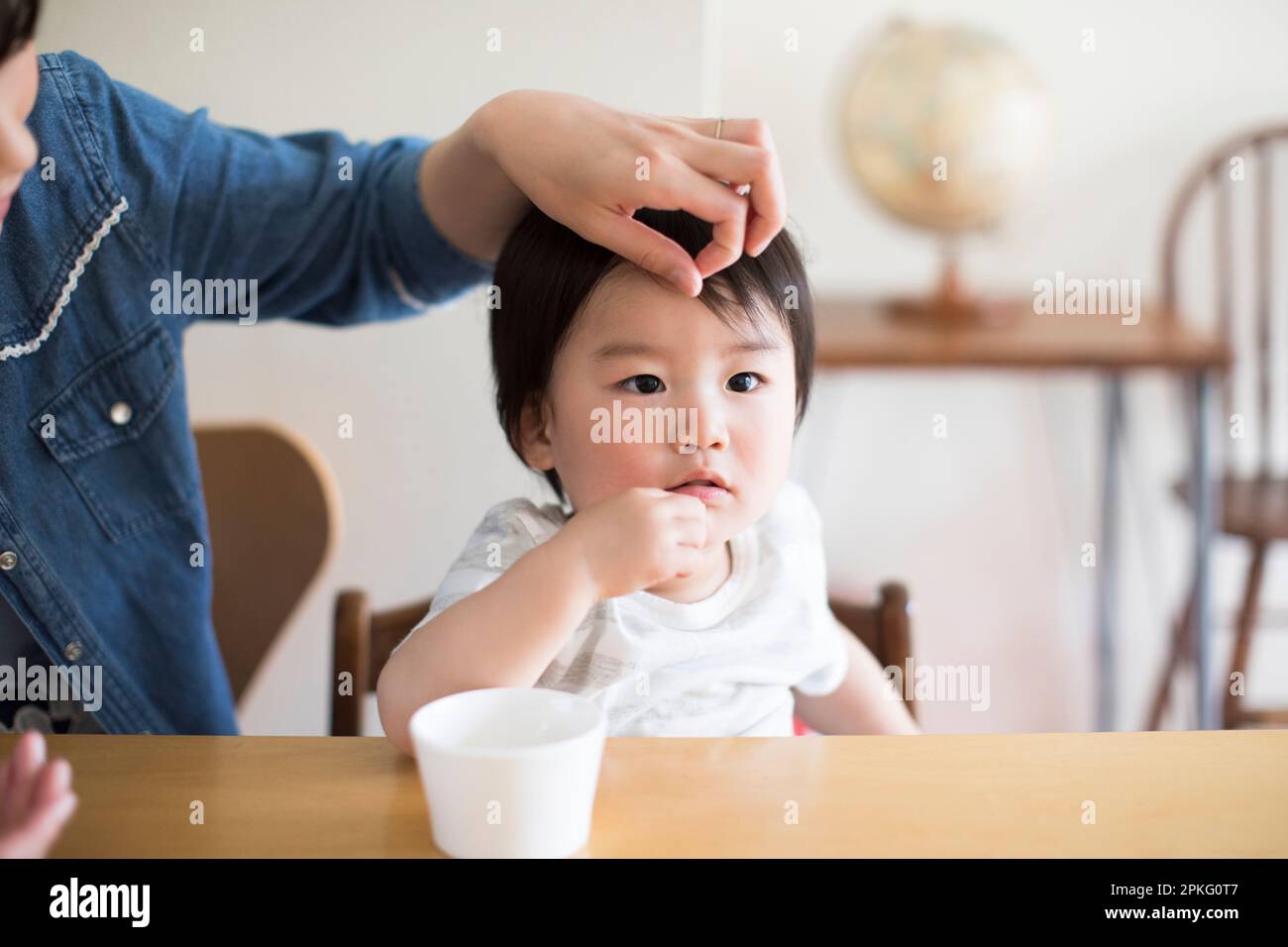 Boy nodding head hi-res stock photography and images - Alamy