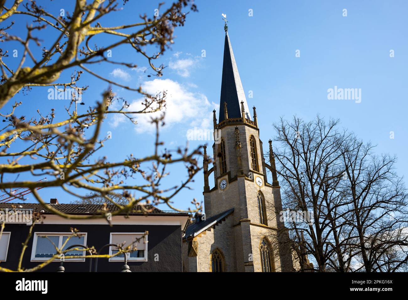 historic buildings of guetersloh germany Stock Photo - Alamy