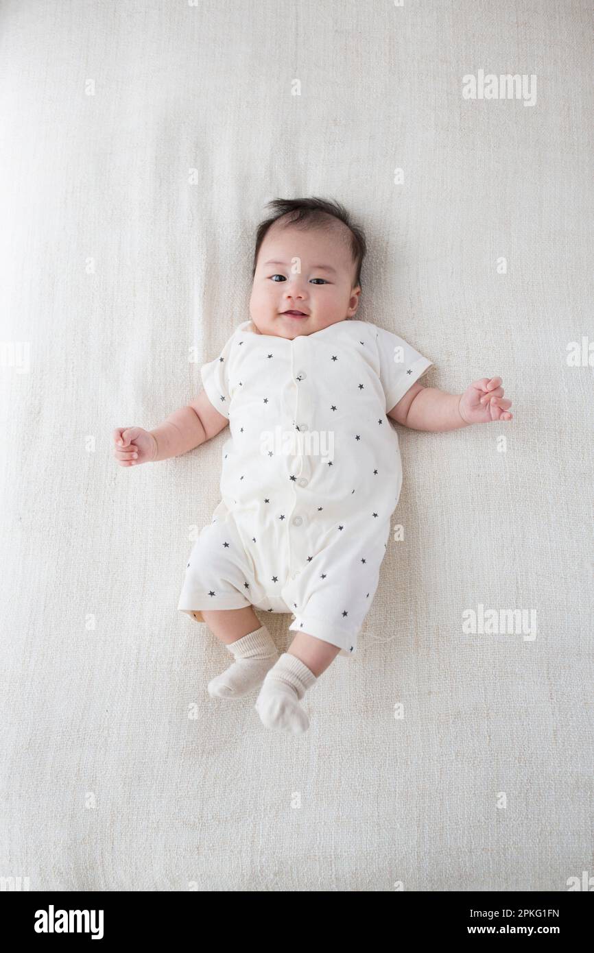 Smiling While Sleeping Baby