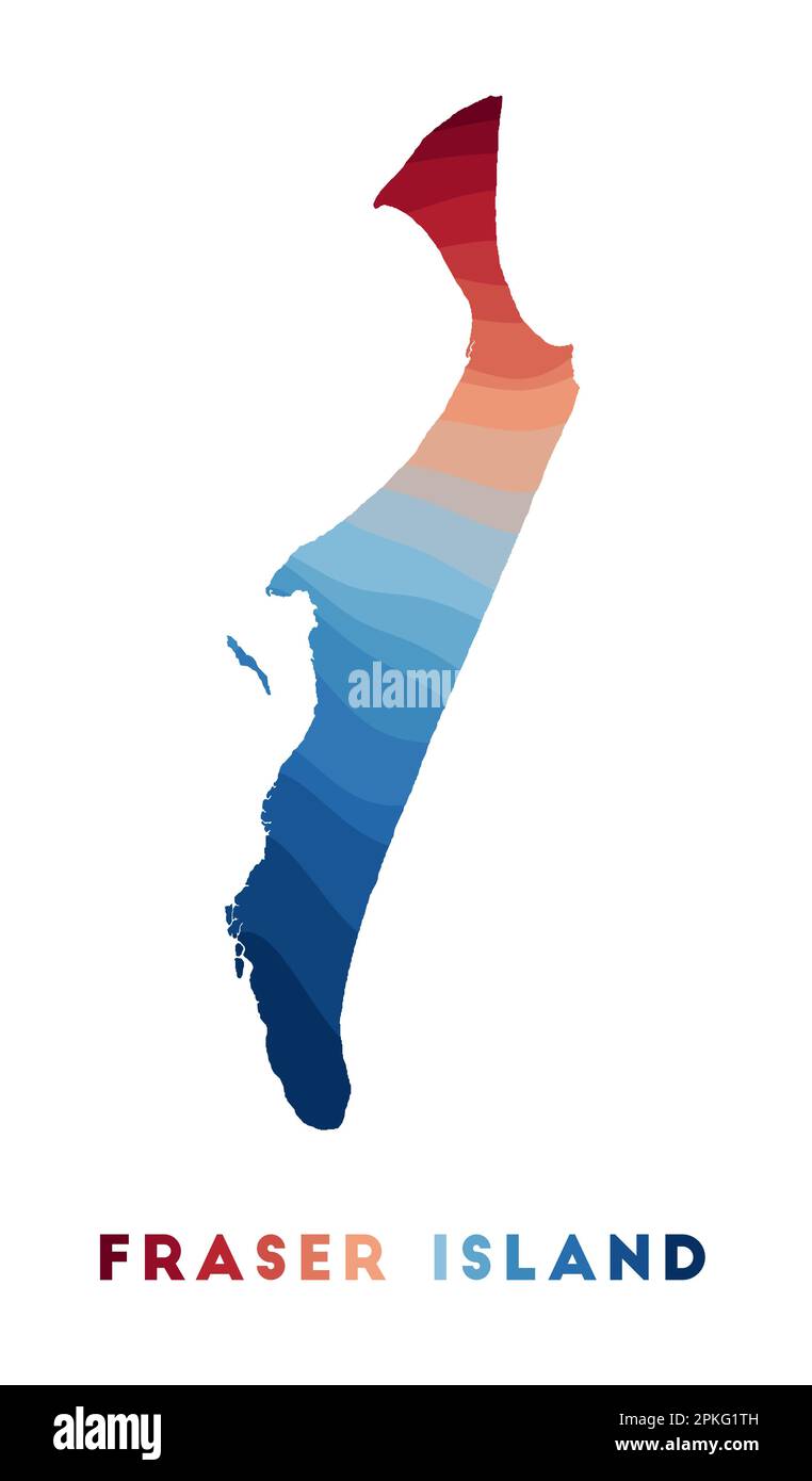 Fraser island map Stock Vector Images - Alamy