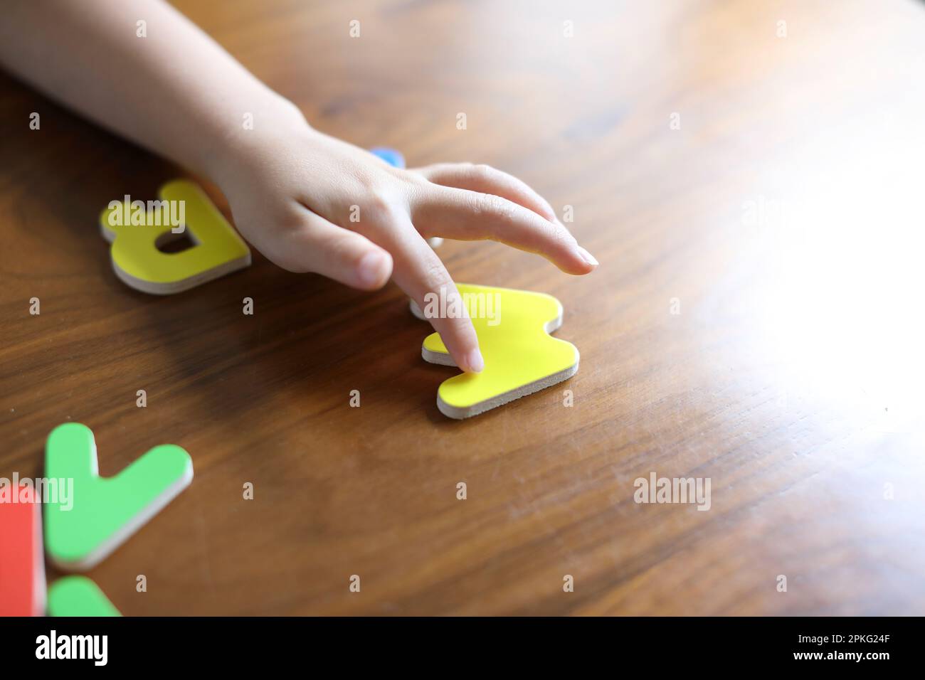 Child’s alphabet hi-res stock photography and images - Alamy