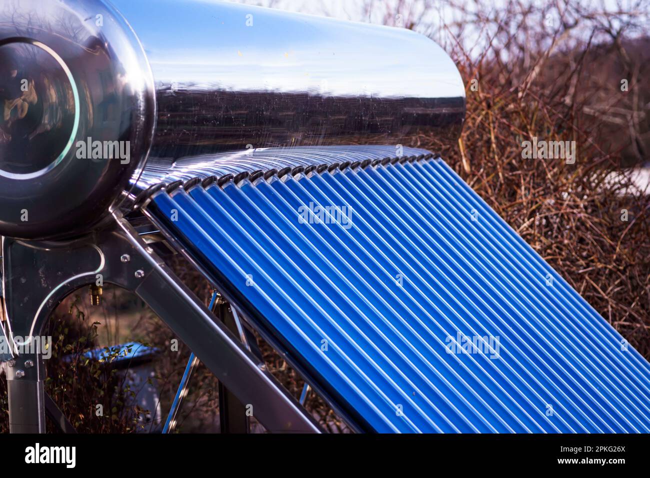 Solar collector converts solar energy into heat. An economical and ...