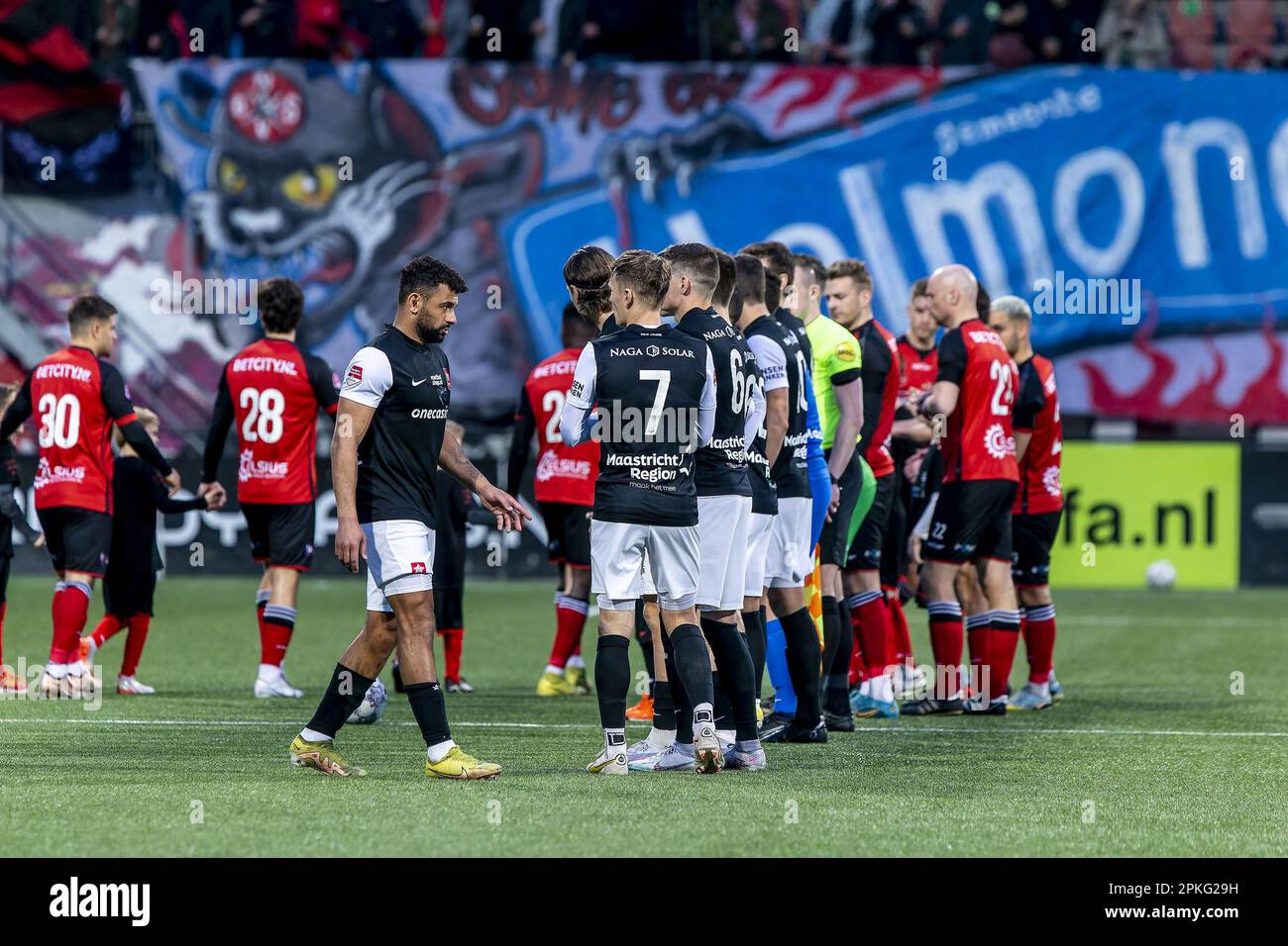 HELMOND, 07-04-2023. Stadion de Braak, Stadium of Helmond Sport. Dutch Keukenkampioen Divisie ...
