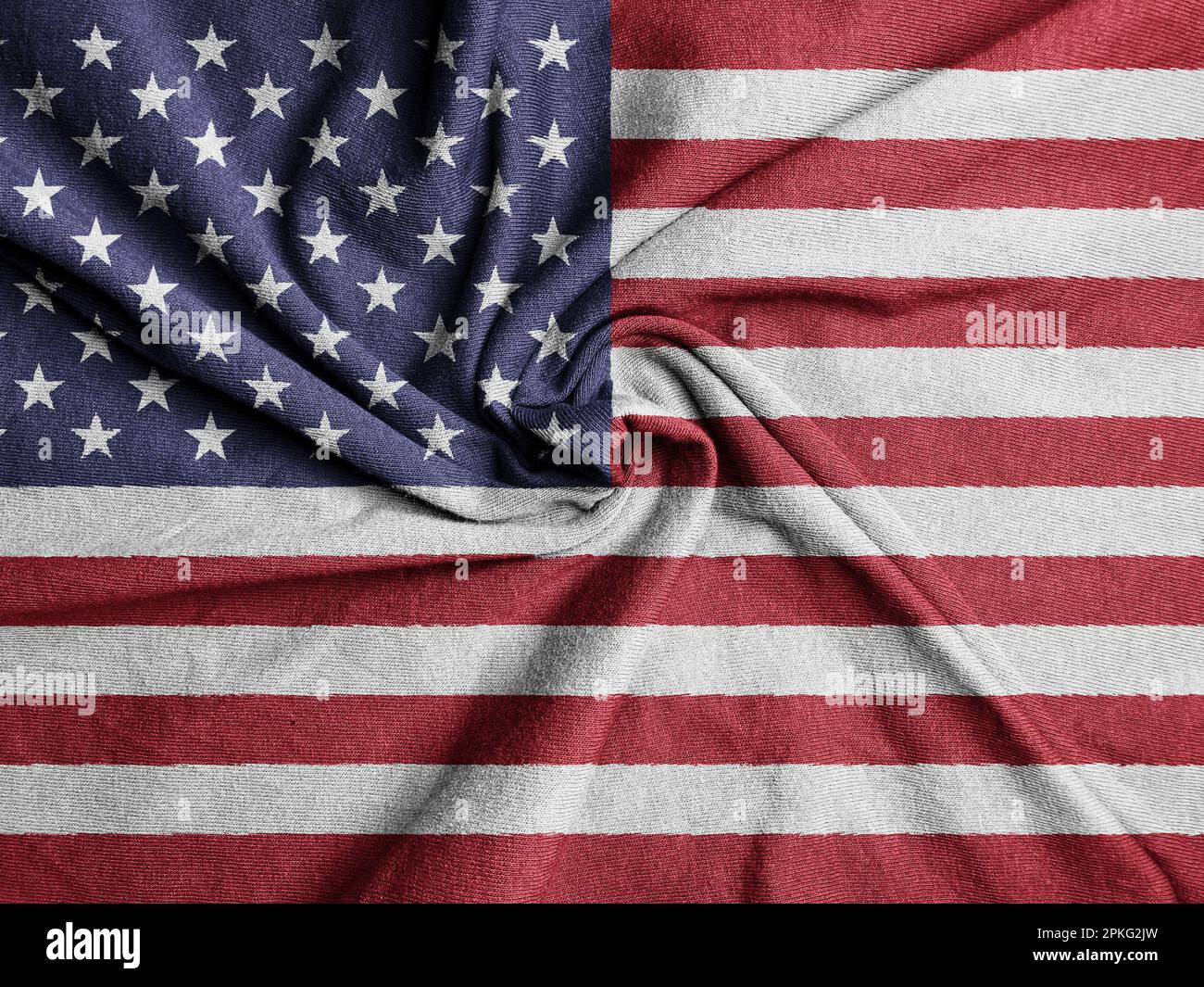 Fabric Flag of the USA, the National Flag of the United States Stock ...
