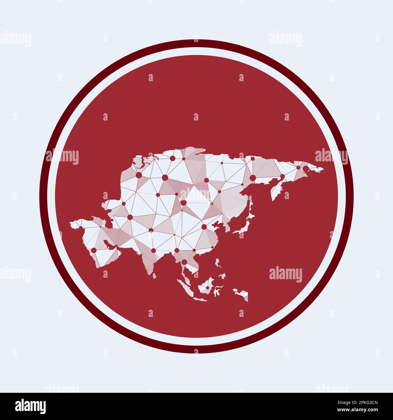 Silhouette asia continent icon world hi-res stock photography and ...