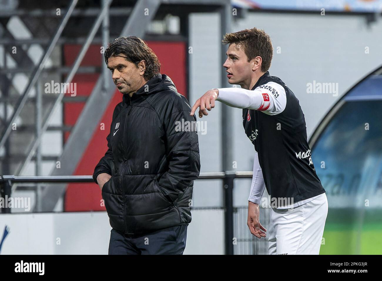 HELMOND, 07-04-2023. Stadion de Braak, Stadium of Helmond Sport. Dutch ...