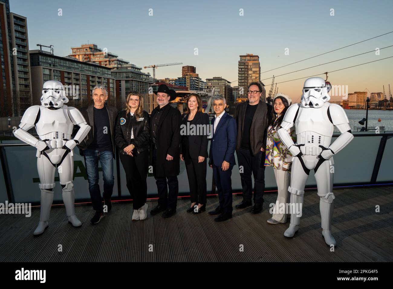 Tony Gilroy, Leslye Headland, Dave Filoni, Kathleen Kennedy, Mayor of ...