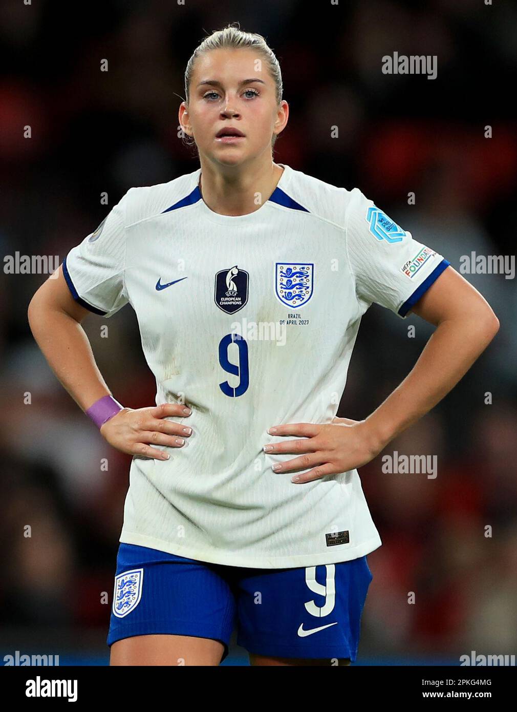 England’s Alessia Russo during the Women’s Finalissima at Wembley ...