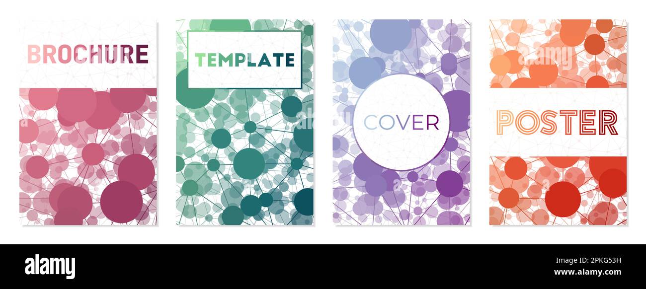 Beatuiful cover templates set. Can be used as cover, banner, flyer ...
