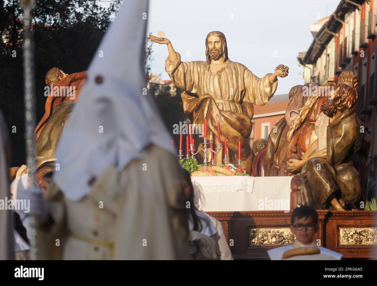 The passage of the Holy Supper during the General Procession of the ...