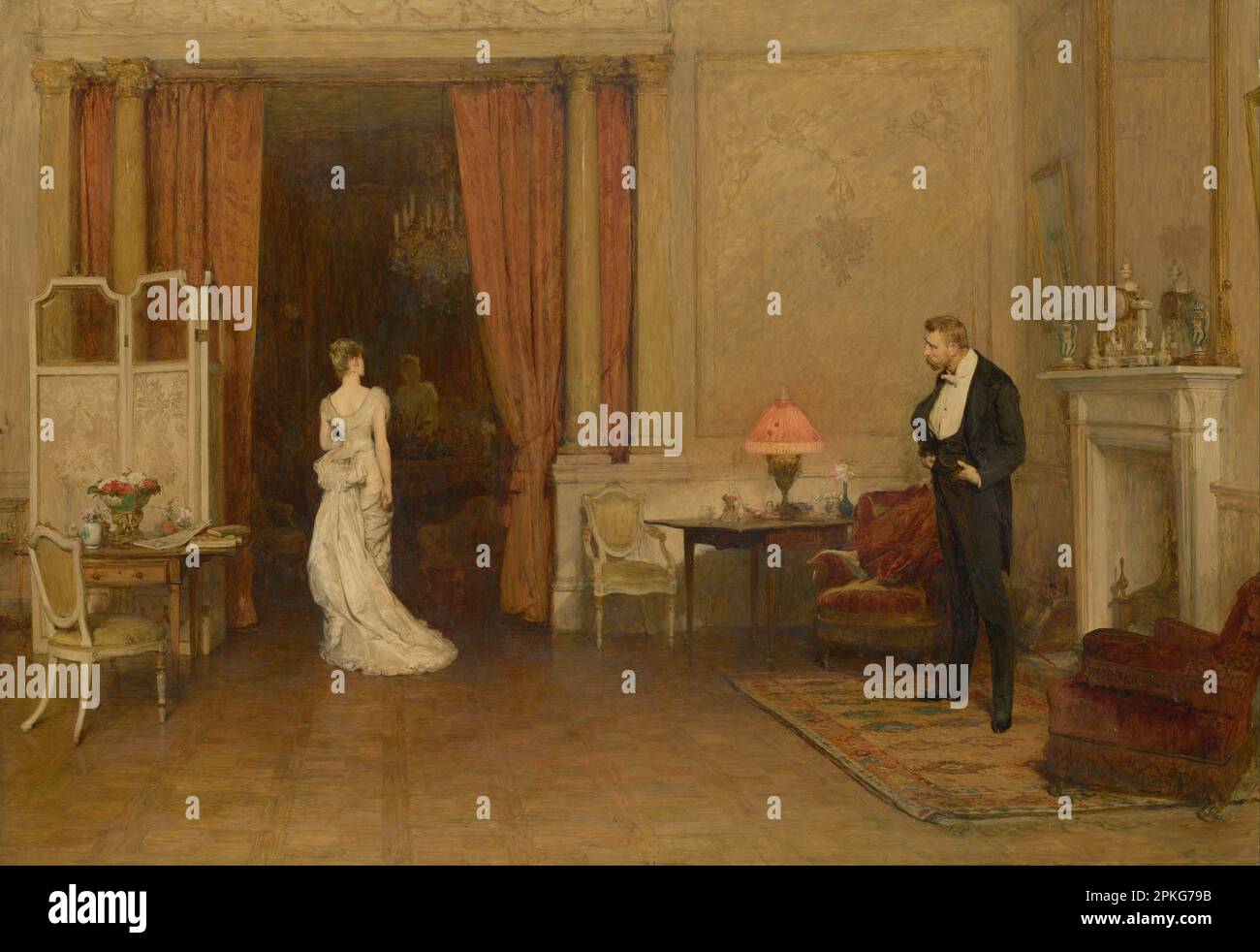 The first cloud 1887 by William Quiller Orchardson Stock Photo - Alamy