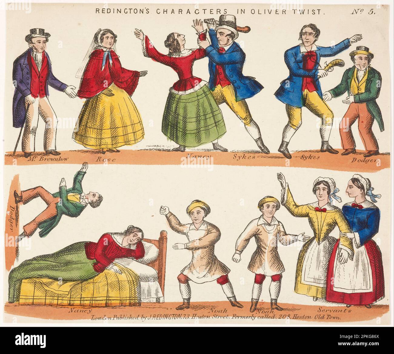 toy theatre sheet - Oliver Twist (1866 - 1876) by John Redington Stock ...
