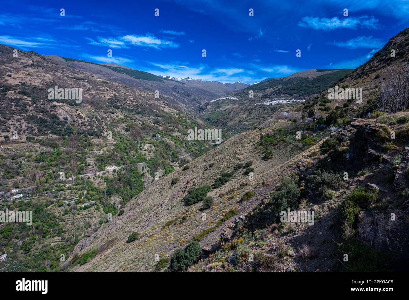 Landscape of the Sierra Nevada mountain range, Spain Stock Photo - Alamy