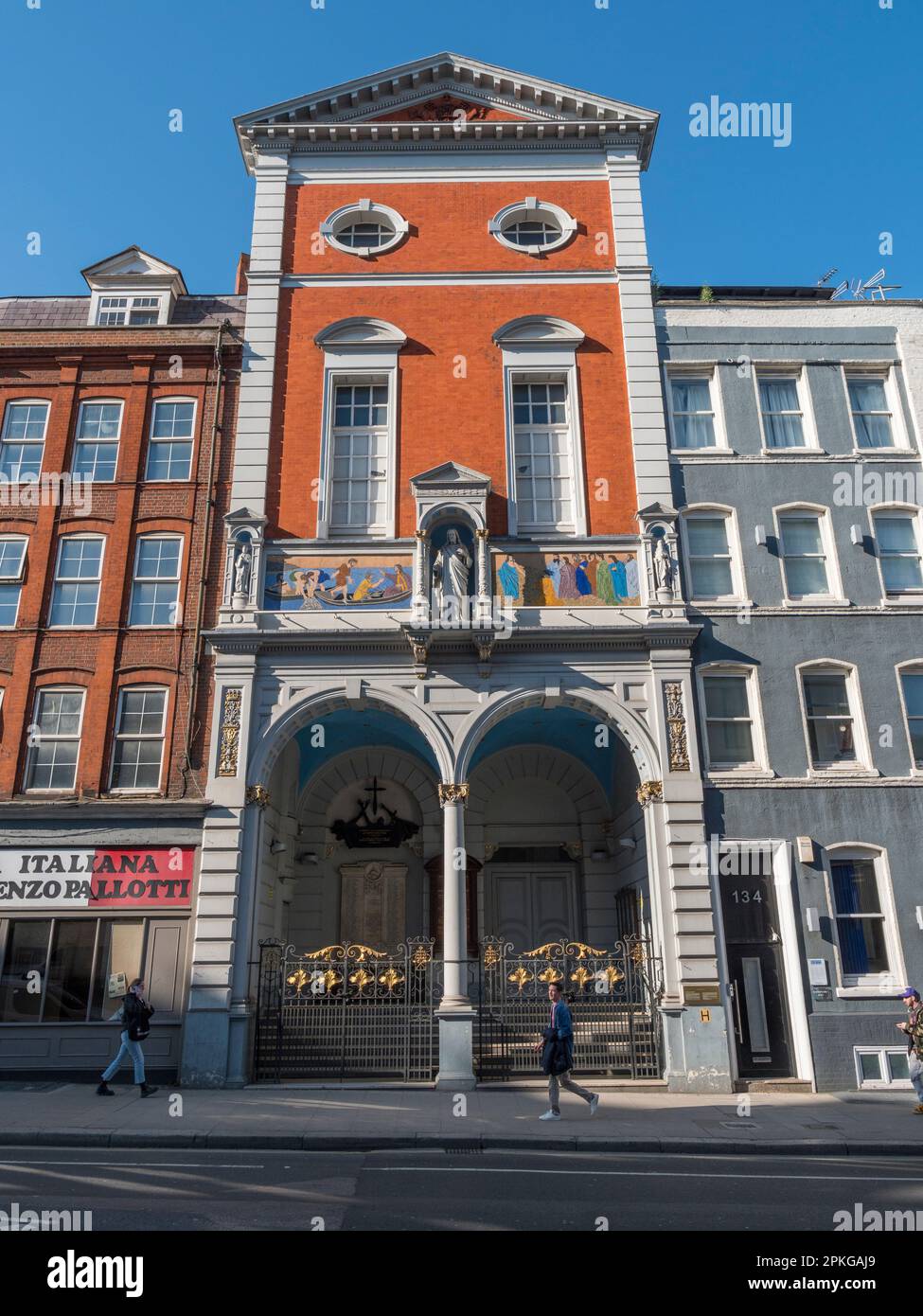Beautiful exterior of St. Peter's Italian Catholic Church, 136 ...