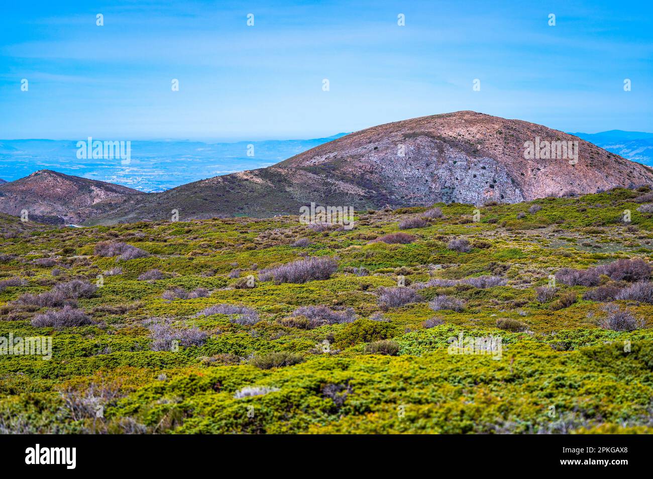 Landscape of the Sierra Nevada mountain range, Spain Stock Photo - Alamy
