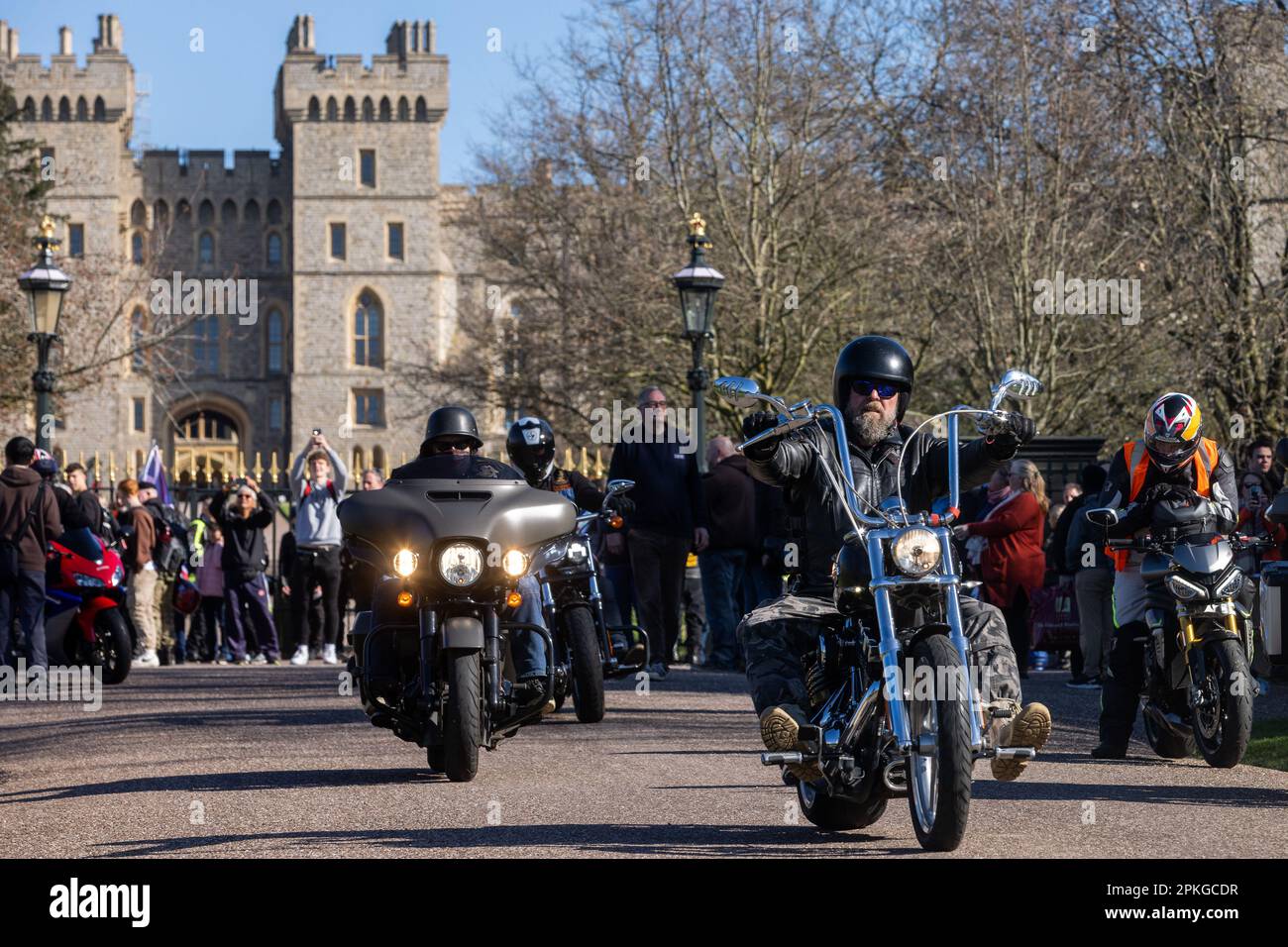 Windsor, UK. 7th April, 2023. British armed forces veterans and ...