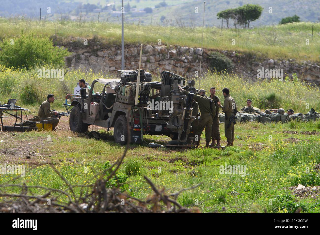 Kibbutz Malkia, Israel. 07th Apr, 2023. (230407) -- KIBBUTZ MALKIA ...