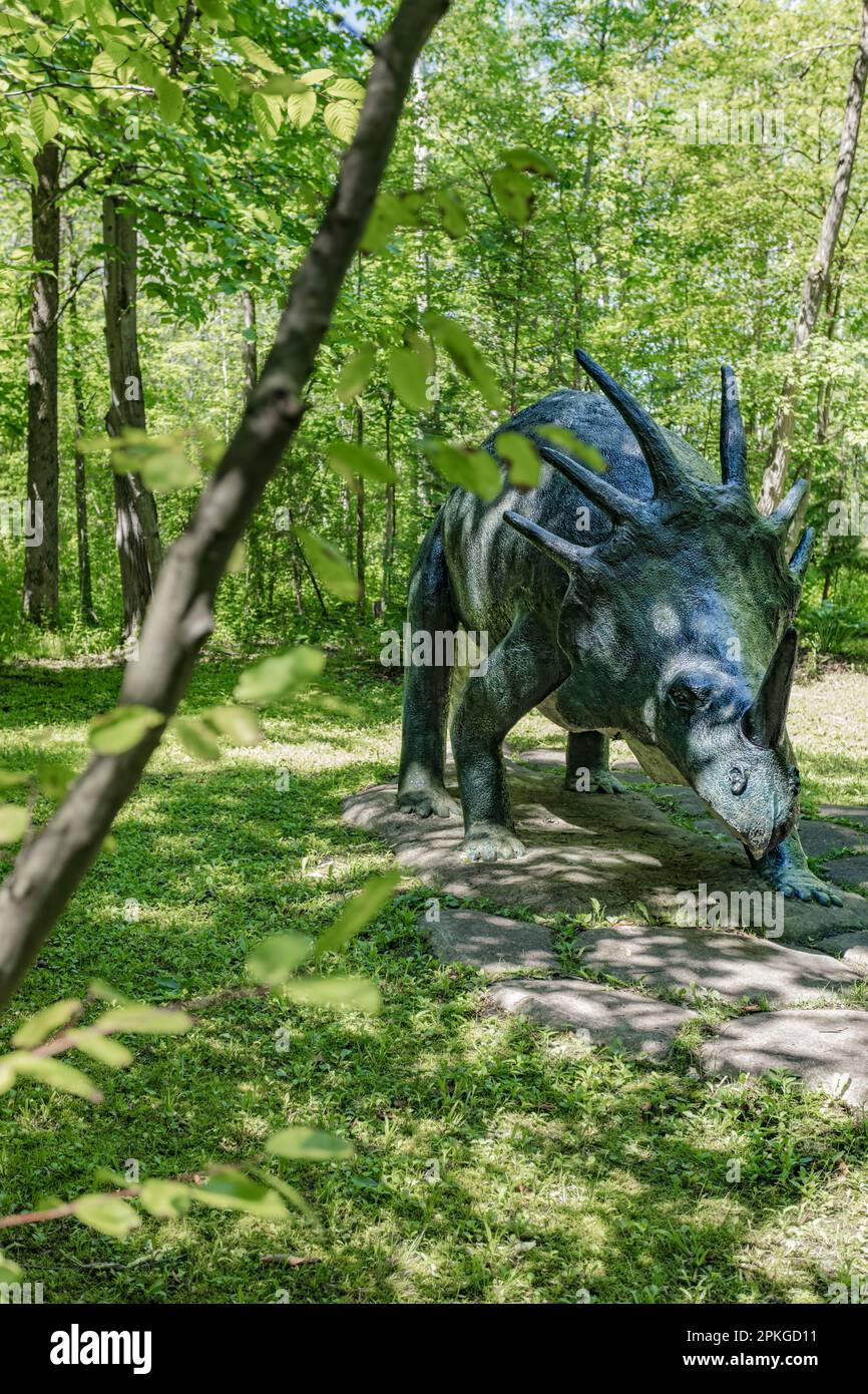 Prehistoric World in Eastern Ontario, Canada, is a multi-acre outdoor ...