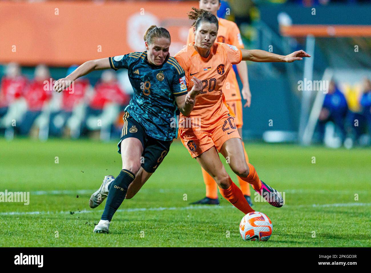 firo : April 7th, 2023, football, soccer, friendly match DFB women's ...
