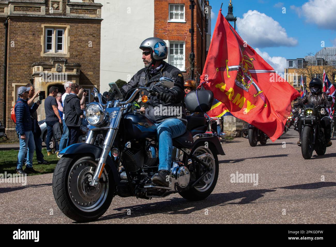 Windsor, UK. 7th April, 2023. British armed forces veterans and ...