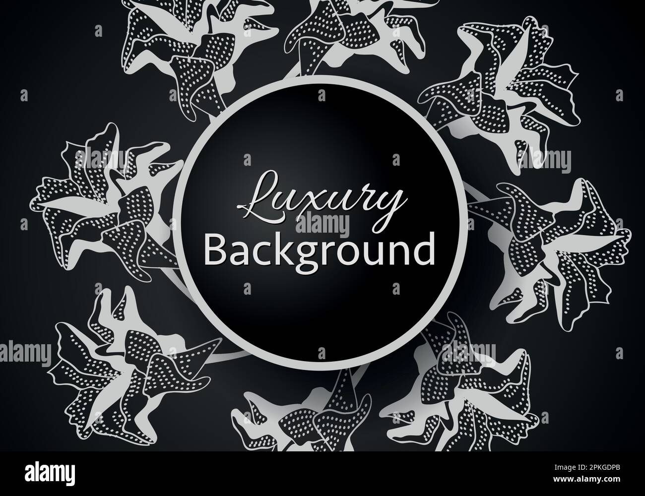 Elegant banner with intricate, parallel white lines on a dark ...