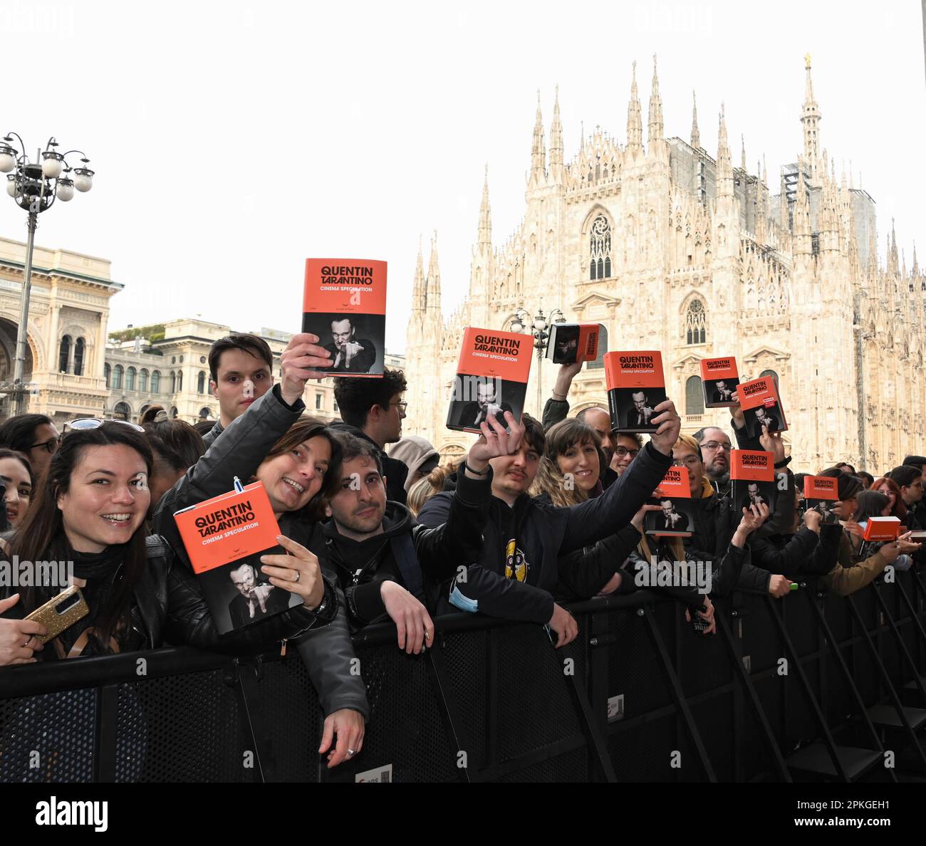 Milan, Italy. 07th Apr, 2023. Milan, Italy Quentin Tarantino for the presentation of the book ...