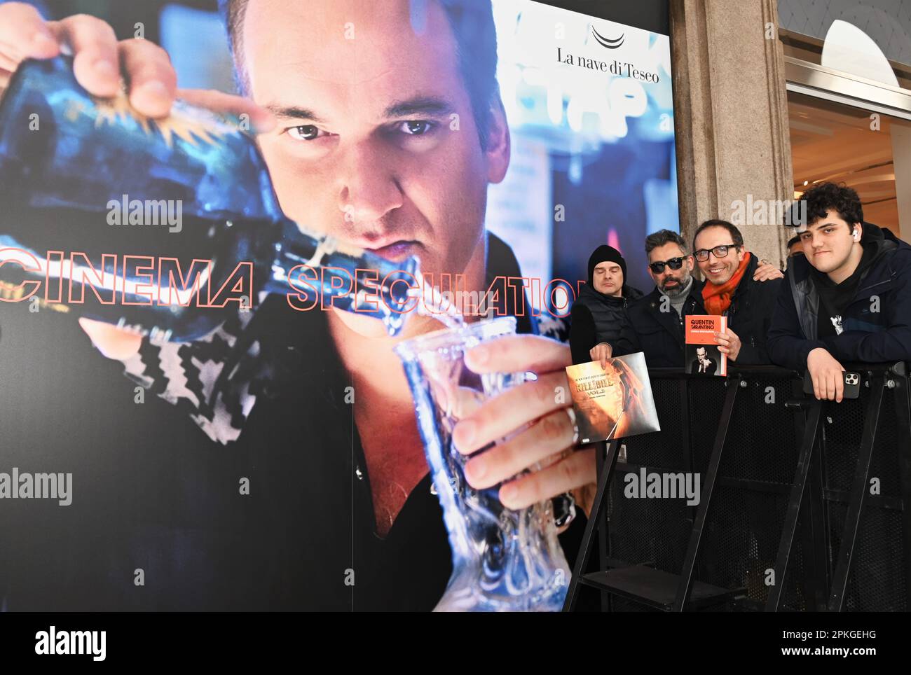 Milan, Italy. 07th Apr, 2023. Milan, Italy Quentin Tarantino for the presentation of the book ...