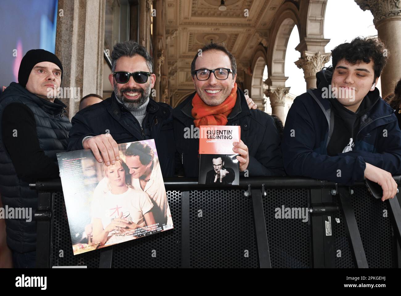 Milan, Italy. 07th Apr, 2023. Milan, Italy Quentin Tarantino for the presentation of the book ...