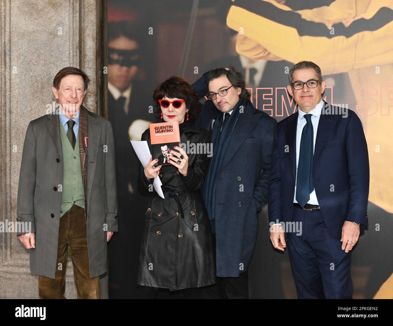 Milan, Italy. 07th Apr, 2023. Milan, Italy Quentin Tarantino for the presentation of the book ...