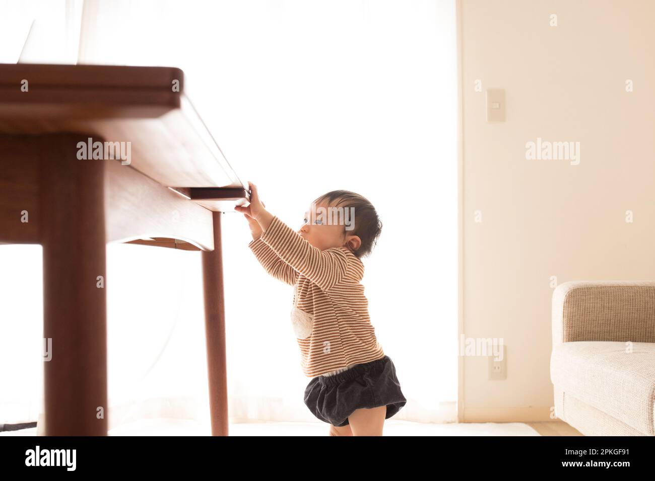 Boy stand two years hi-res stock photography and images - Alamy
