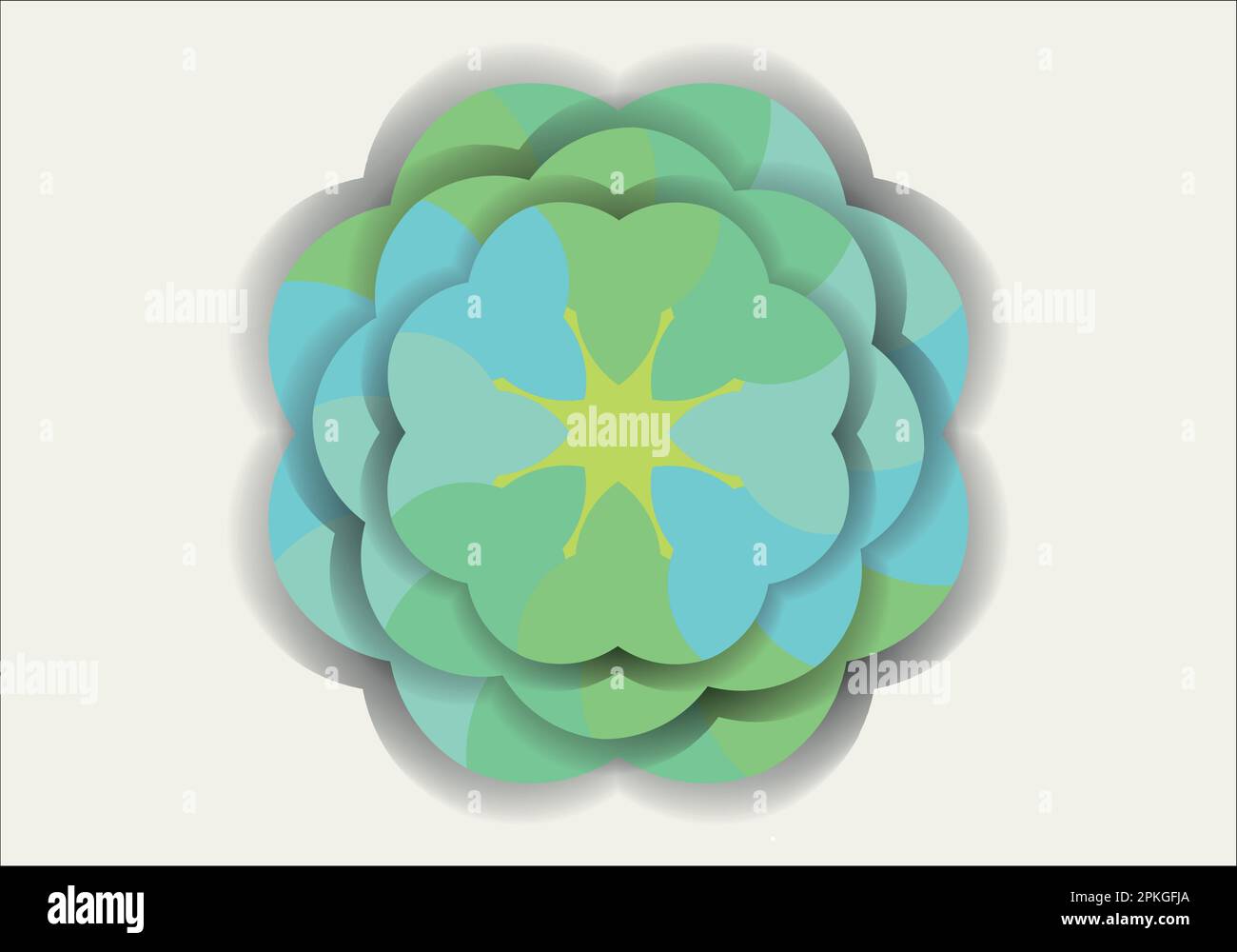 Geometric shape radial symmetry hi-res stock photography and images - Alamy