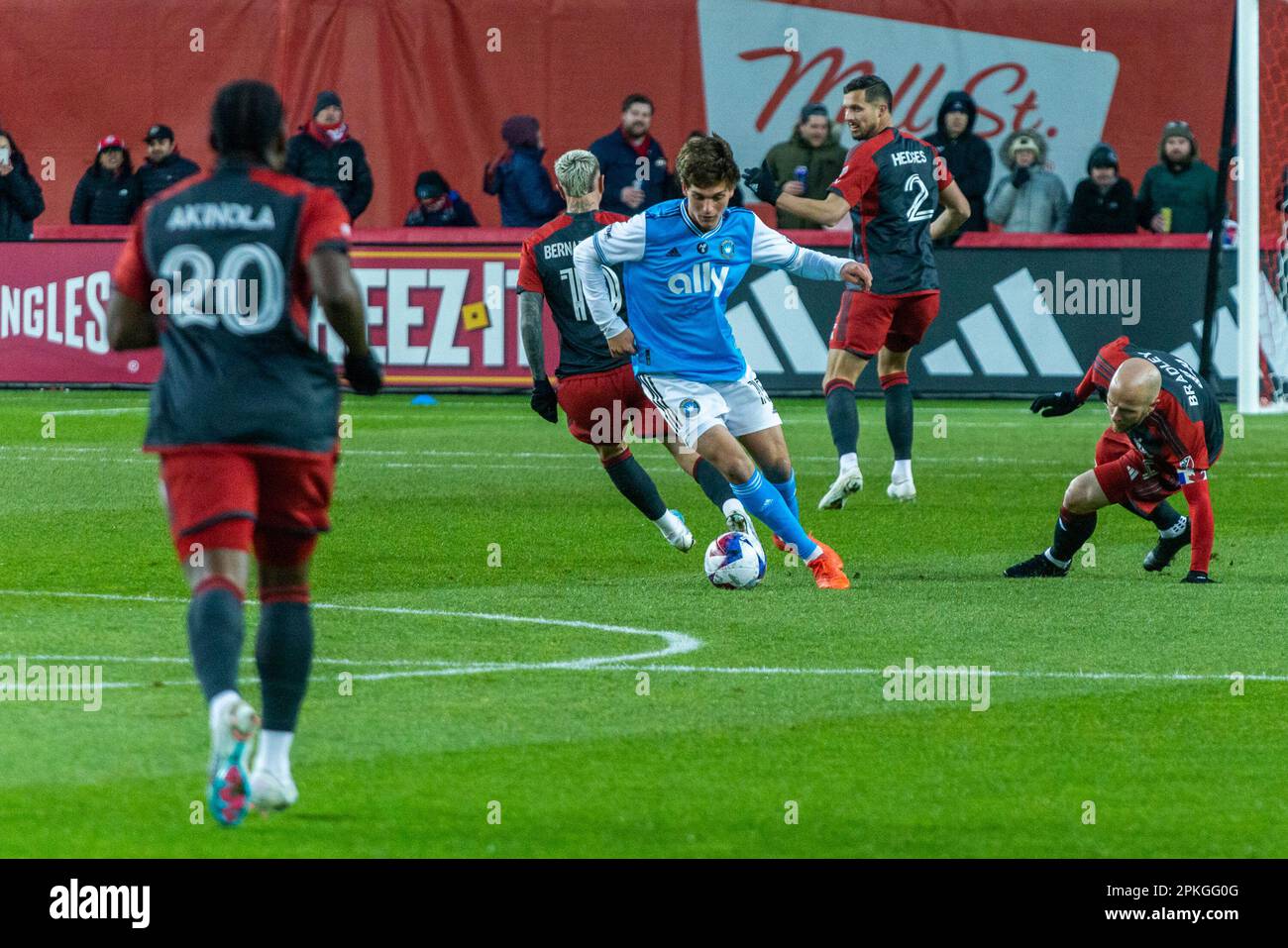 Toronto, ON, Canada - April 1: Benjamin Bender #15 midfielder of the ...