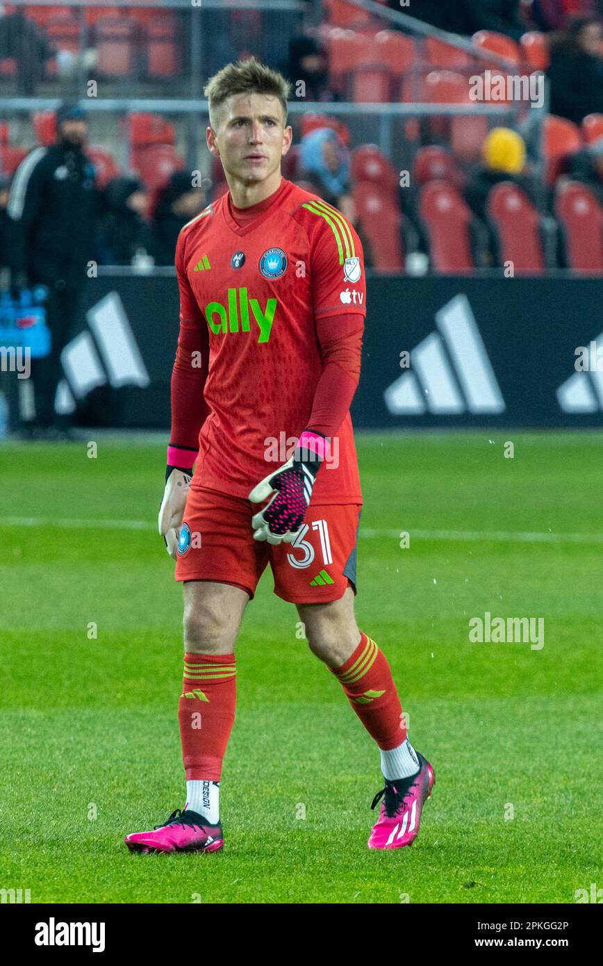 Toronto, ON, Canada - April 1: George Marks #31 goalkeeper of the ...